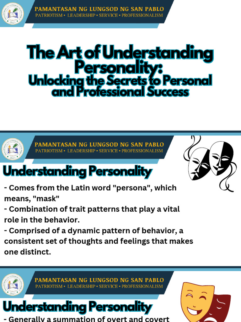 The Art of Understanding Personality Unlocking The Secrets To Personal ...
