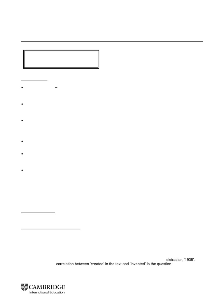 2024 June Examiner Report | PDF | English As A Second Or Foreign Language | Question