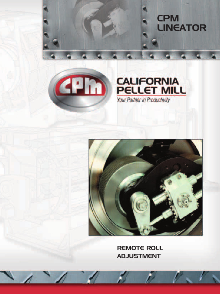 CPM Lineator Remote Roller Adjustment | PDF
