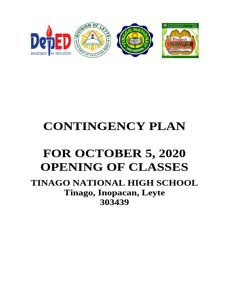 Covid 19 Contingency Plan | PDF