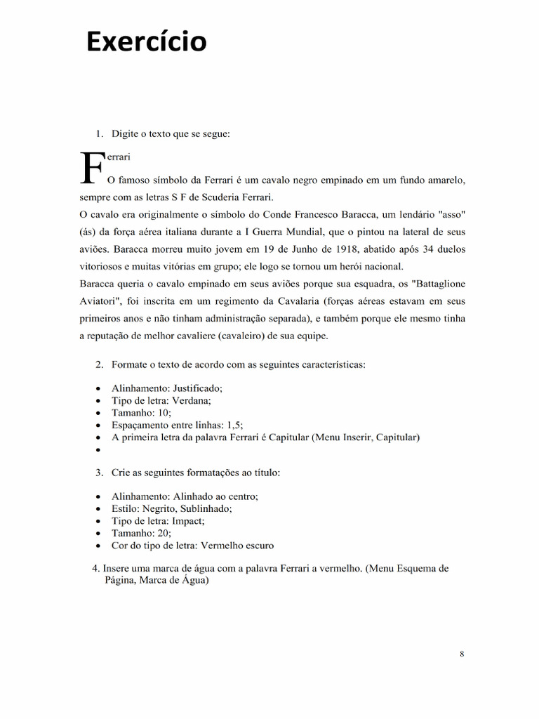 5 Exercício | PDF