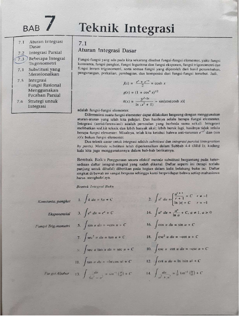 Kalkulus II Pertemuan 2 | PDF