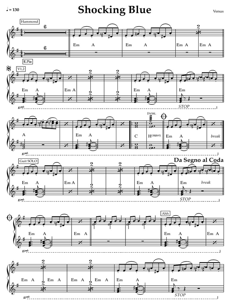 86 Shocking Blue Venus | PDF