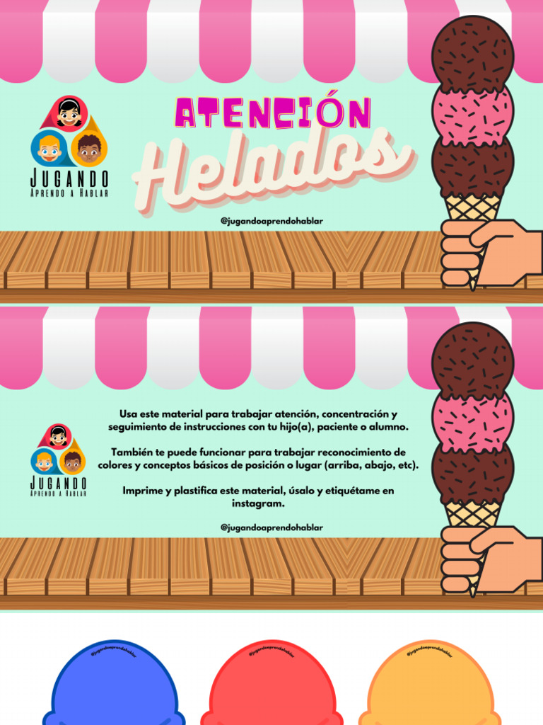 Atención - Helados | PDF