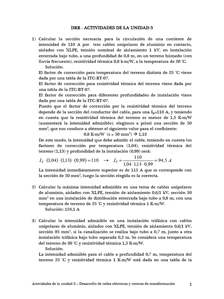 DRR - Probl. Unidad 3 | PDF