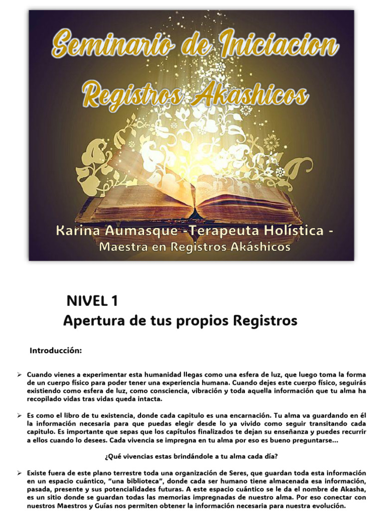 Registros Akashicos Ver | PDF