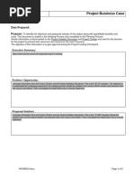 Business Justification Explained with Examples | PDF | Risk Management ...