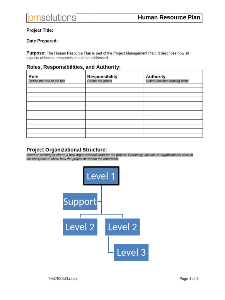 S-Human Resource Plan | PDF | Human Resources | Career & Growth