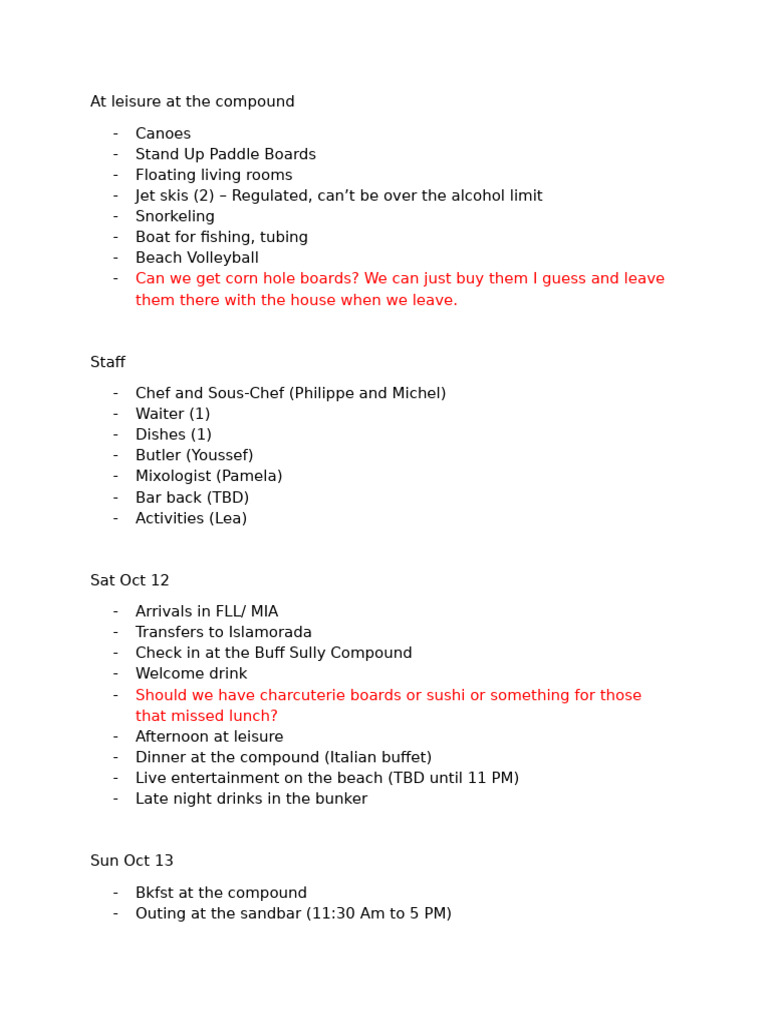 Buff Sully Islamorada Agenda - v2 | PDF