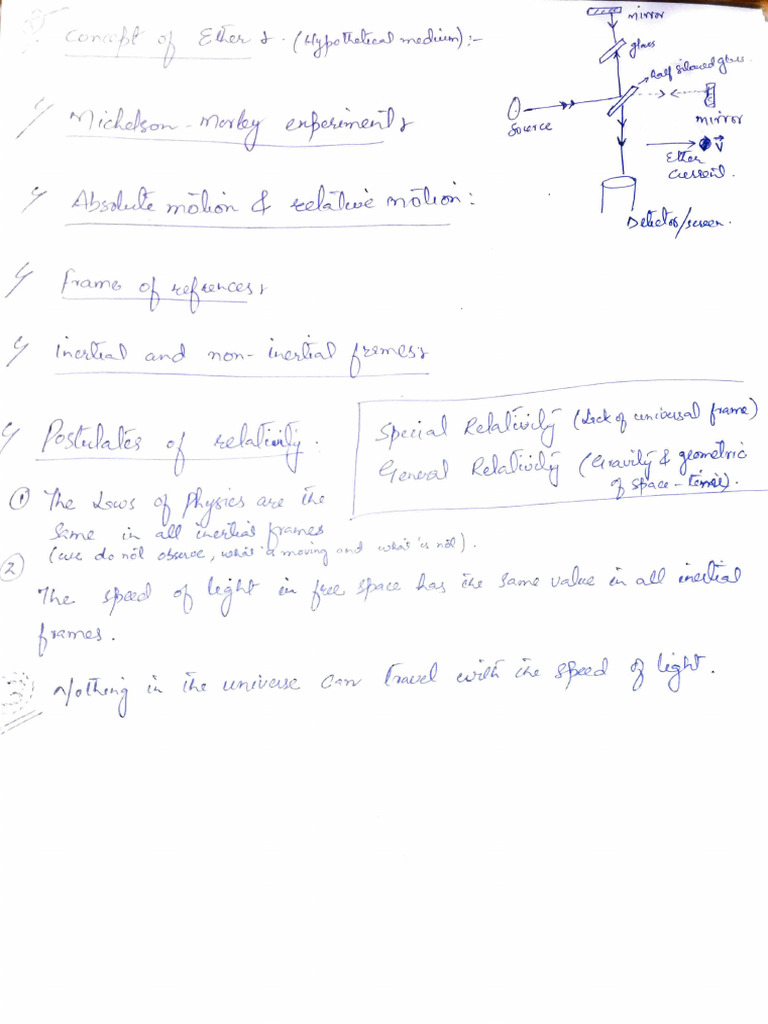 Relativity | PDF