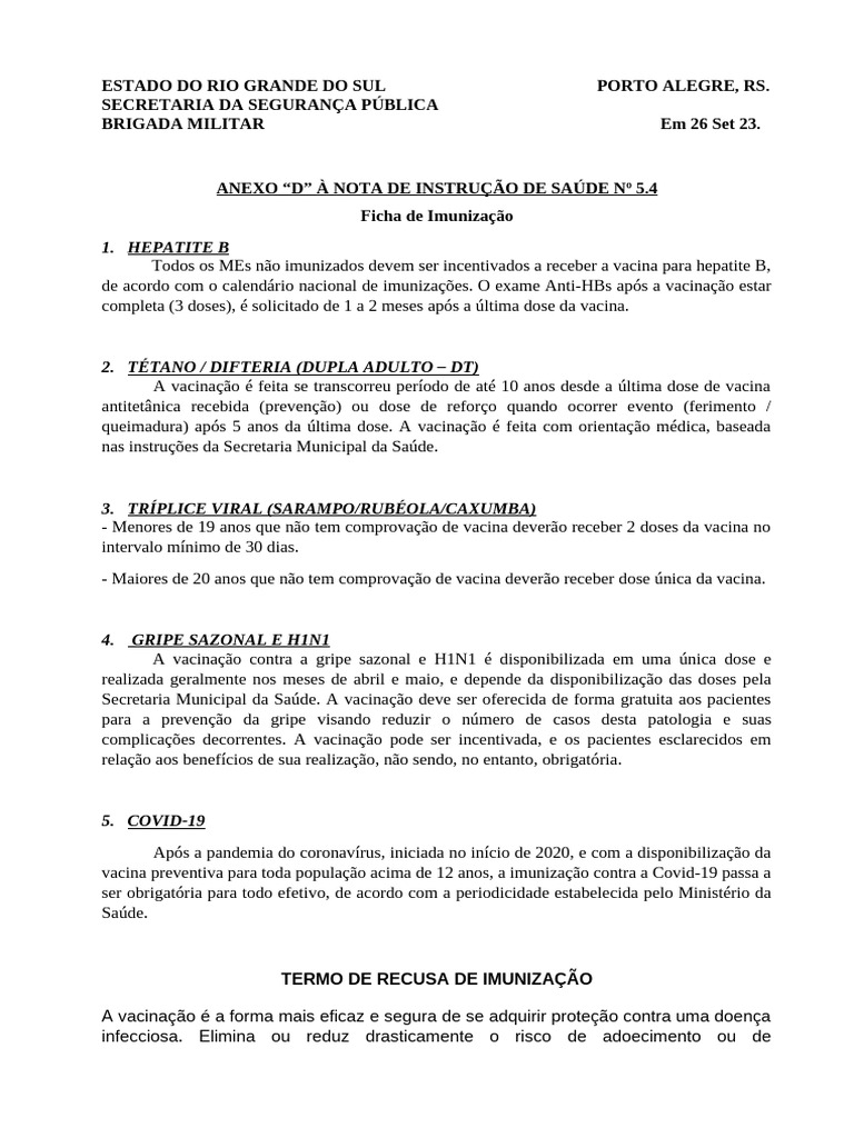 NI 5.4 - Anexo D | PDF