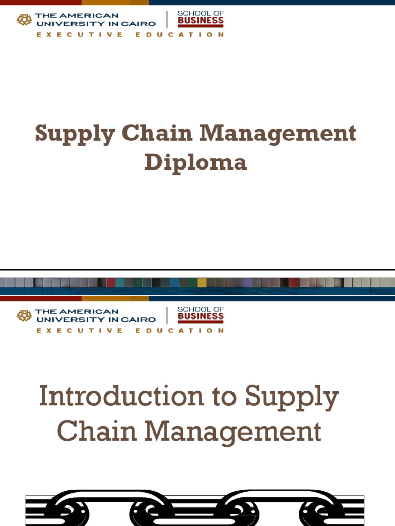 Module 2 - Introduction to SCM | PDF