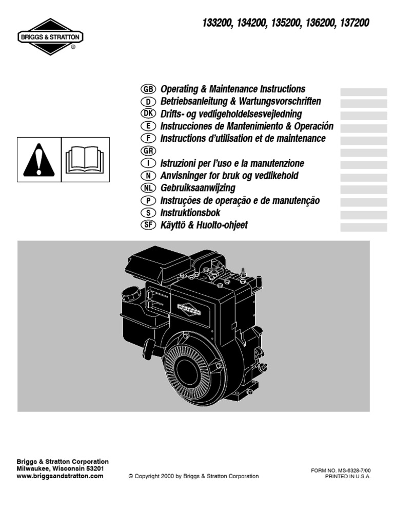 Briggs and Stratton | PDF