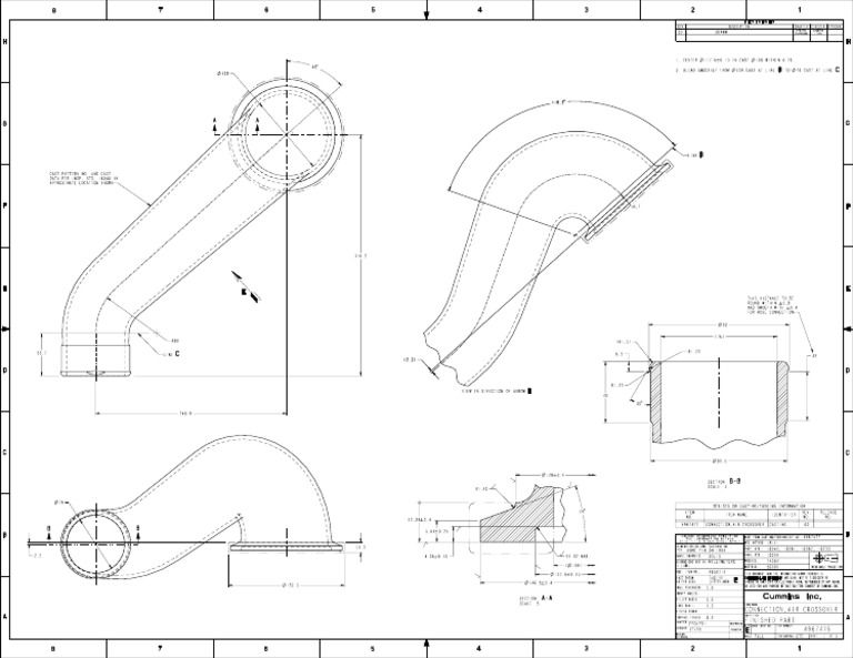Left Bank Air Inlet Tube | PDF