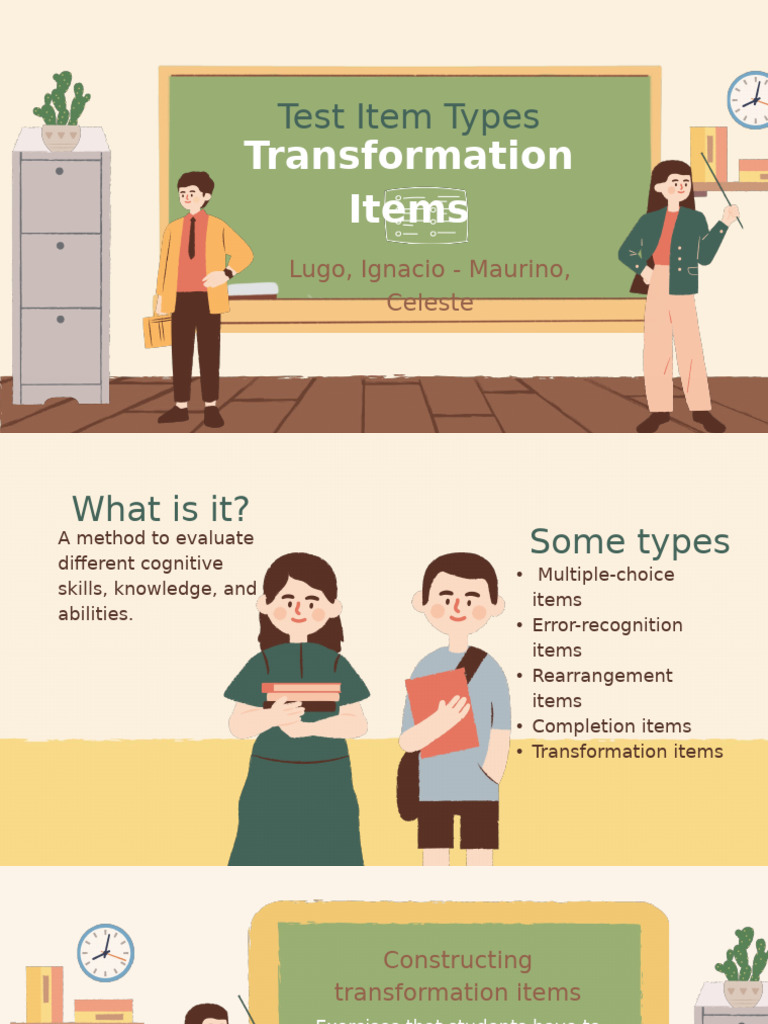 Transformation Items | PDF