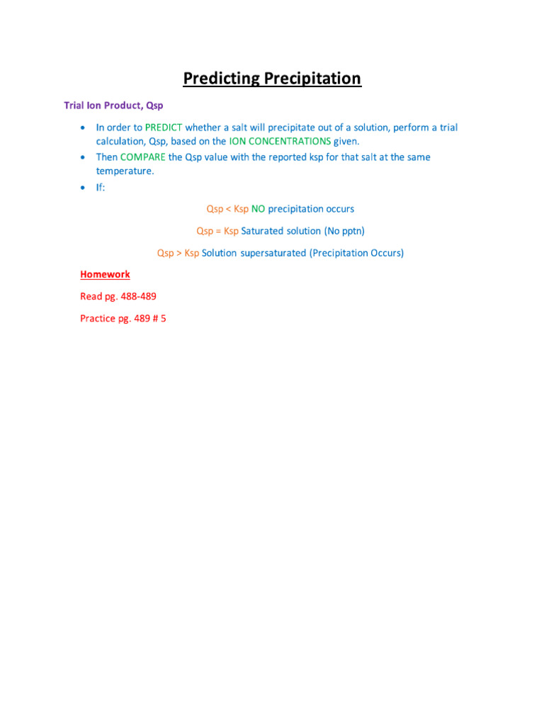 Predicting Precipitation | PDF