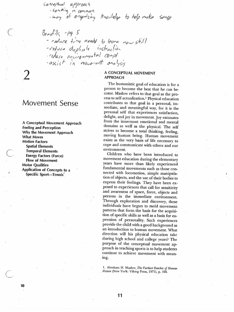 Chapter 2 - Movement Sense | PDF