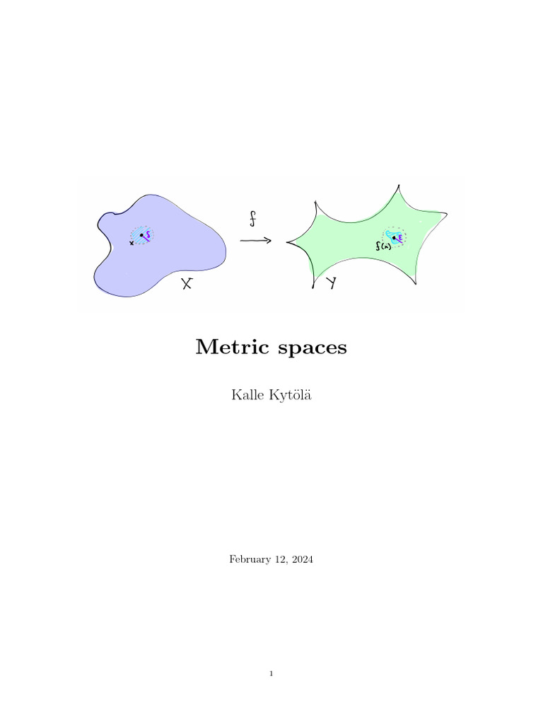 Metric Spaces | PDF