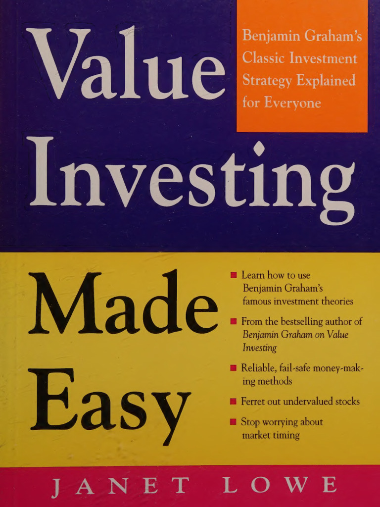 Value Investing Made Easy - Janet Lowe | PDF