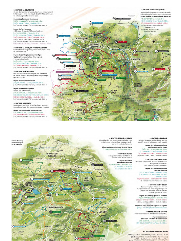 Plan Des Pistes VTT | PDF