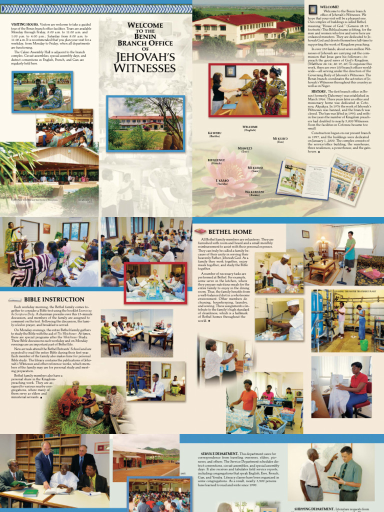 Brochure Benin branch of jw E | PDF