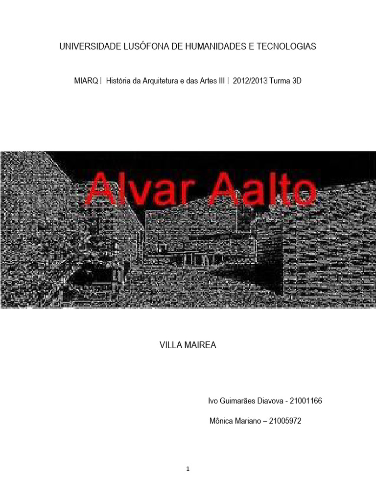 Alvar Aalto | PDF