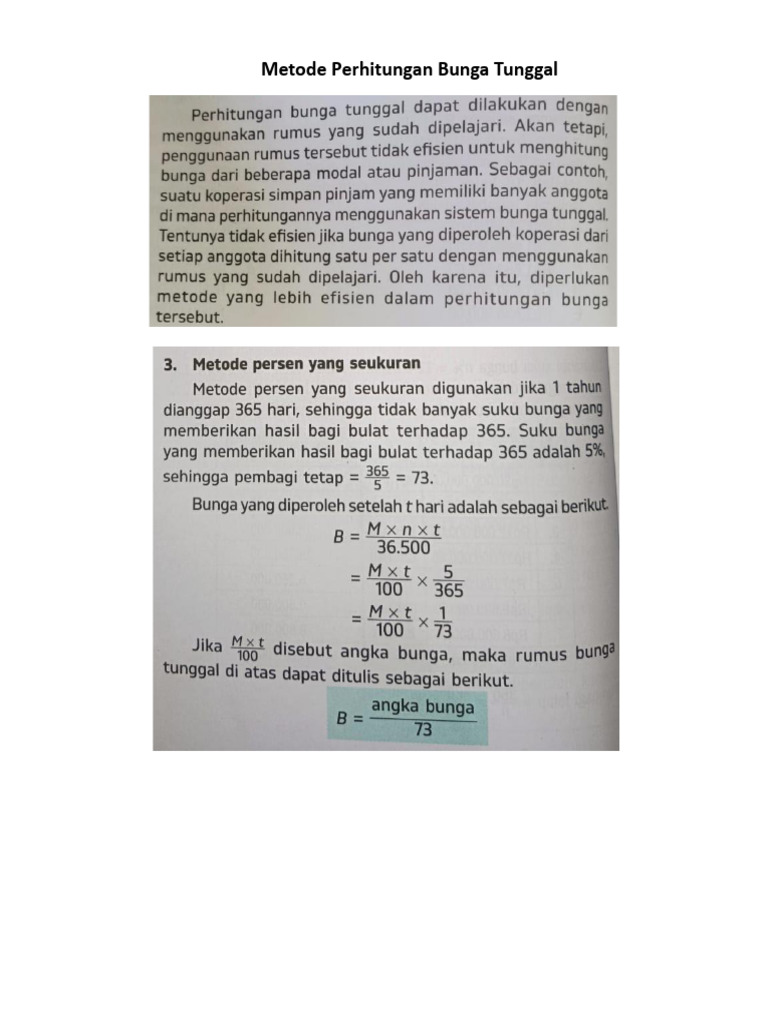 Metode Seukuran | PDF