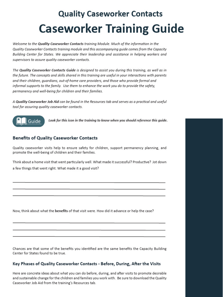 Caseworker Guide | PDF