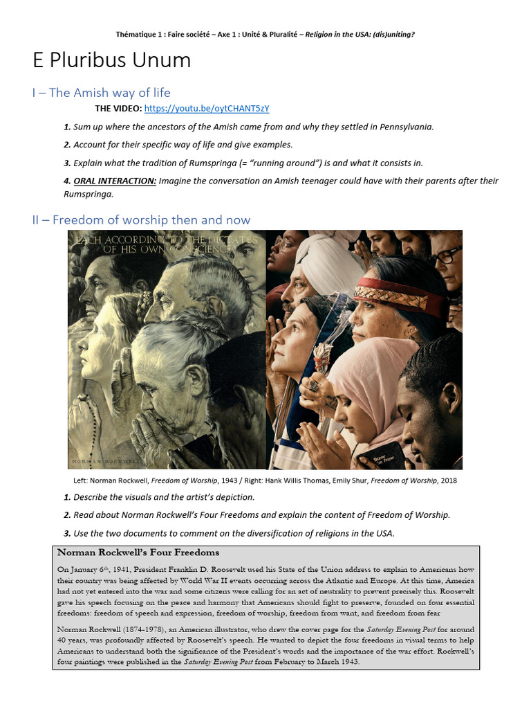 E Pluribus Unum | PDF