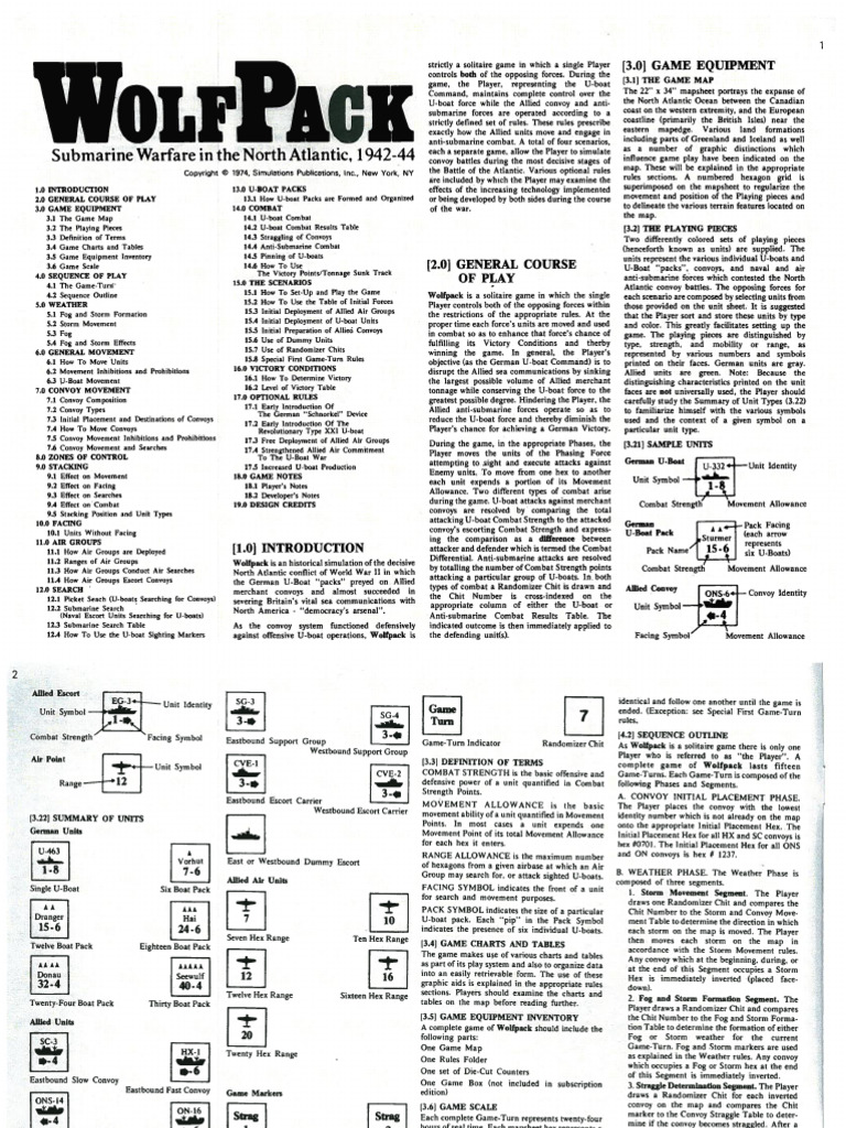 Wolf Pack Rules | PDF