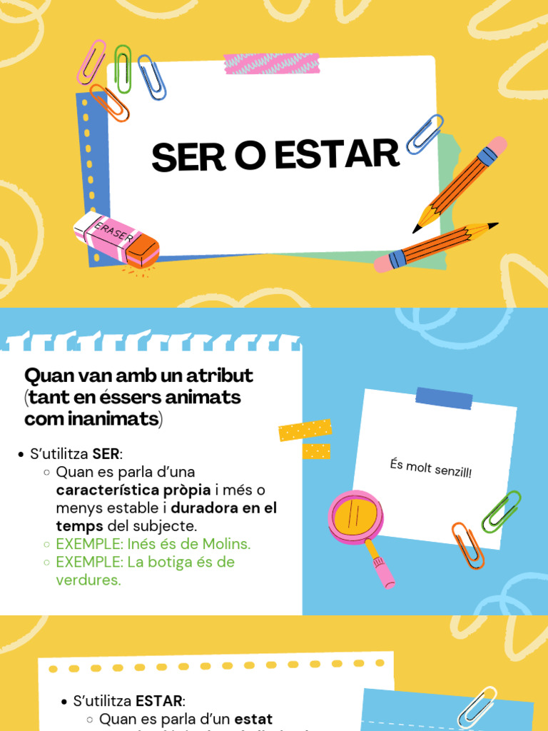 Ser Estar | PDF