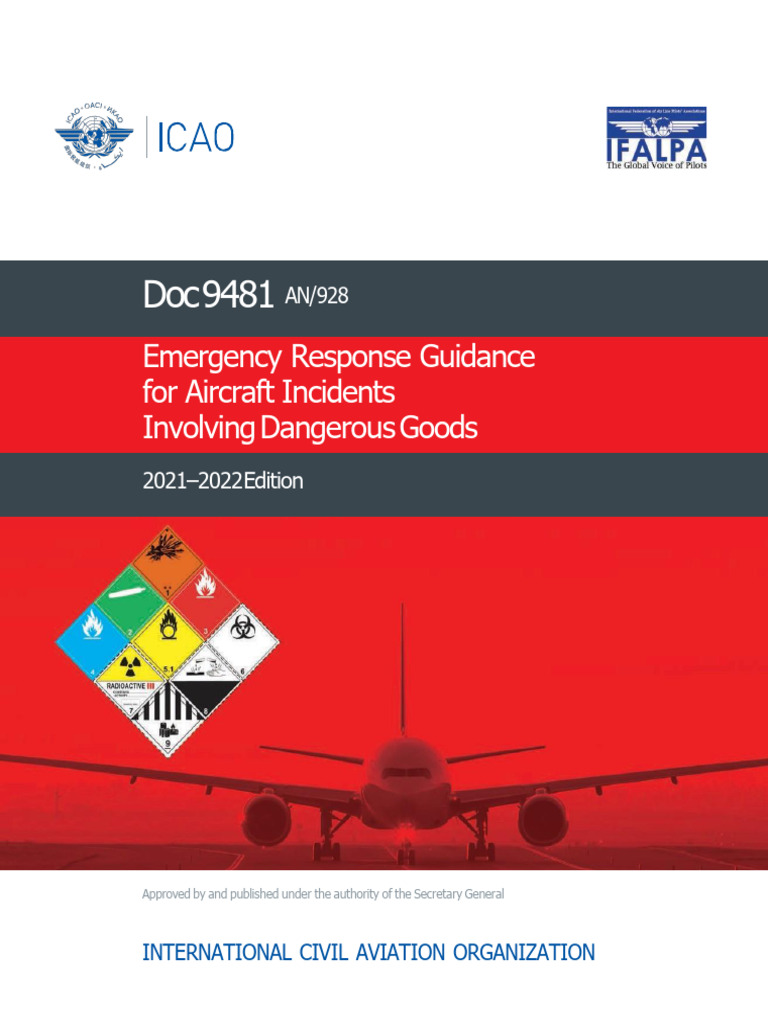 9481-Emergency Response Involving Dangerous Goods-2021-2022 Edition | PDF