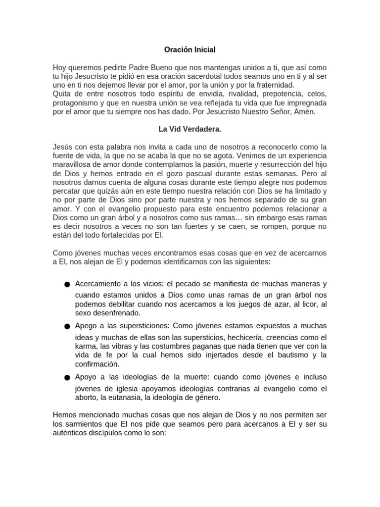 LA VID VERDADERA | PDF