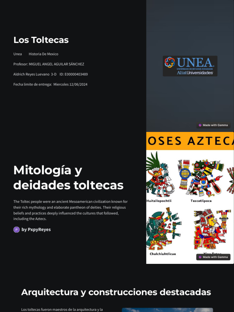 Los Toltecas | PDF