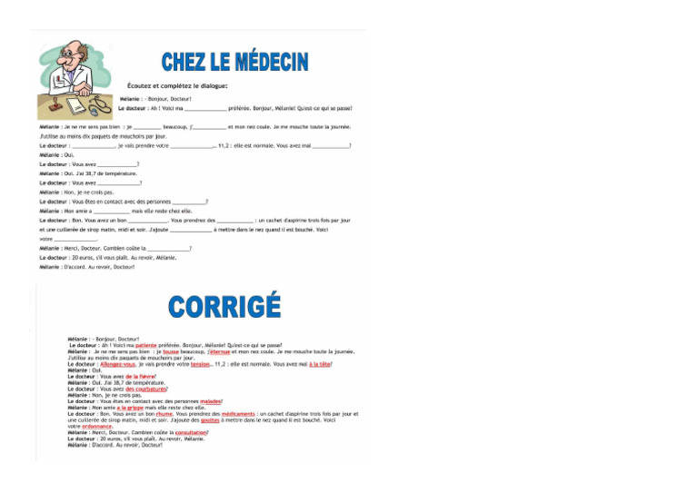 06032024 Éxercice Chez le Médecin | PDF