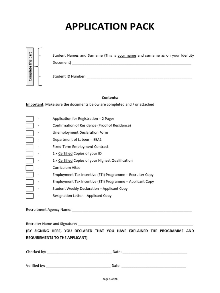 EEA1 Form and Learnership Application Guide | PDF | Communication ...