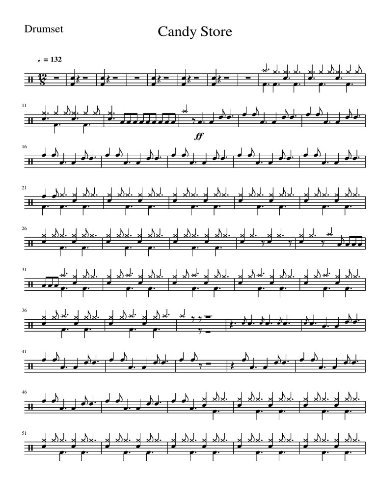 Candy Store - Drum | PDF