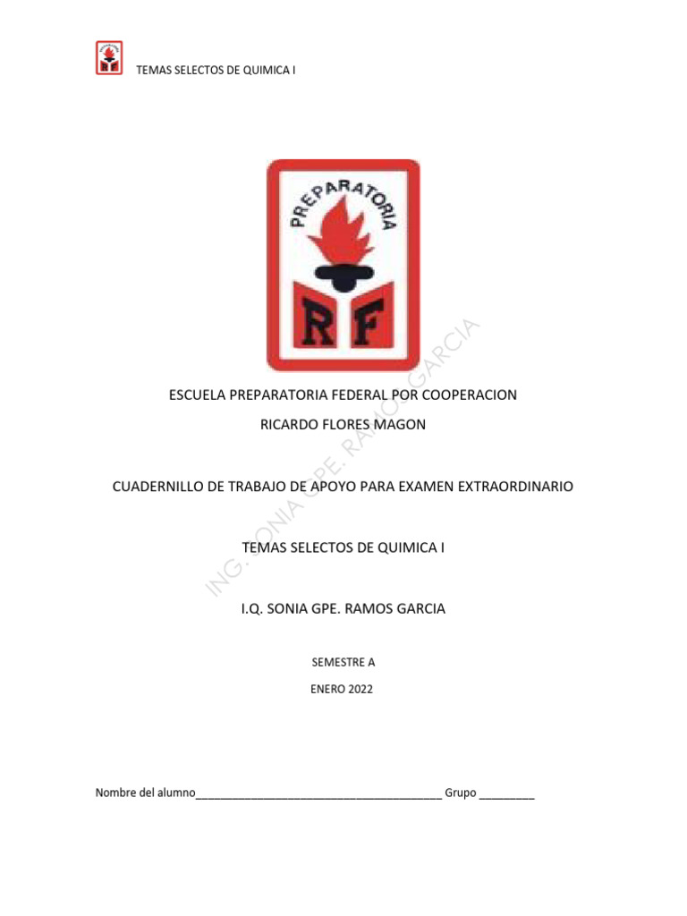 CuadernilloT.S.Q I | PDF