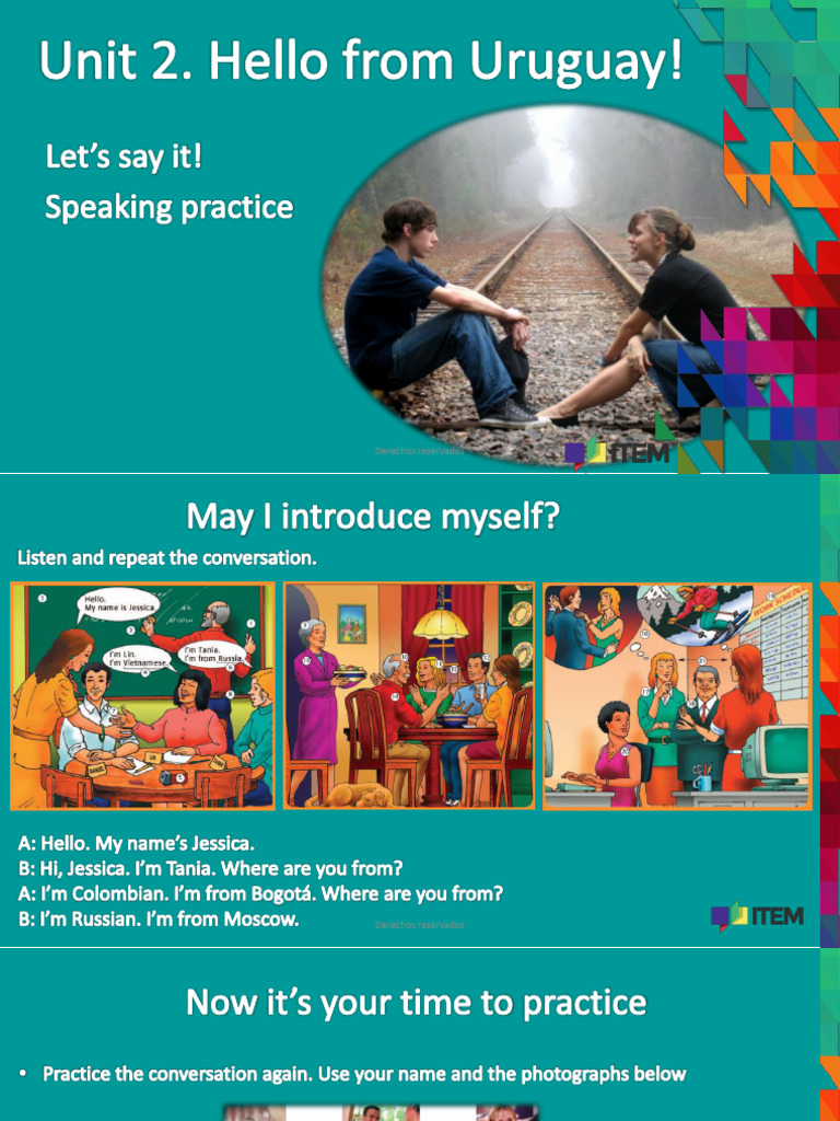 Unit 2 Lets practice talking | PDF