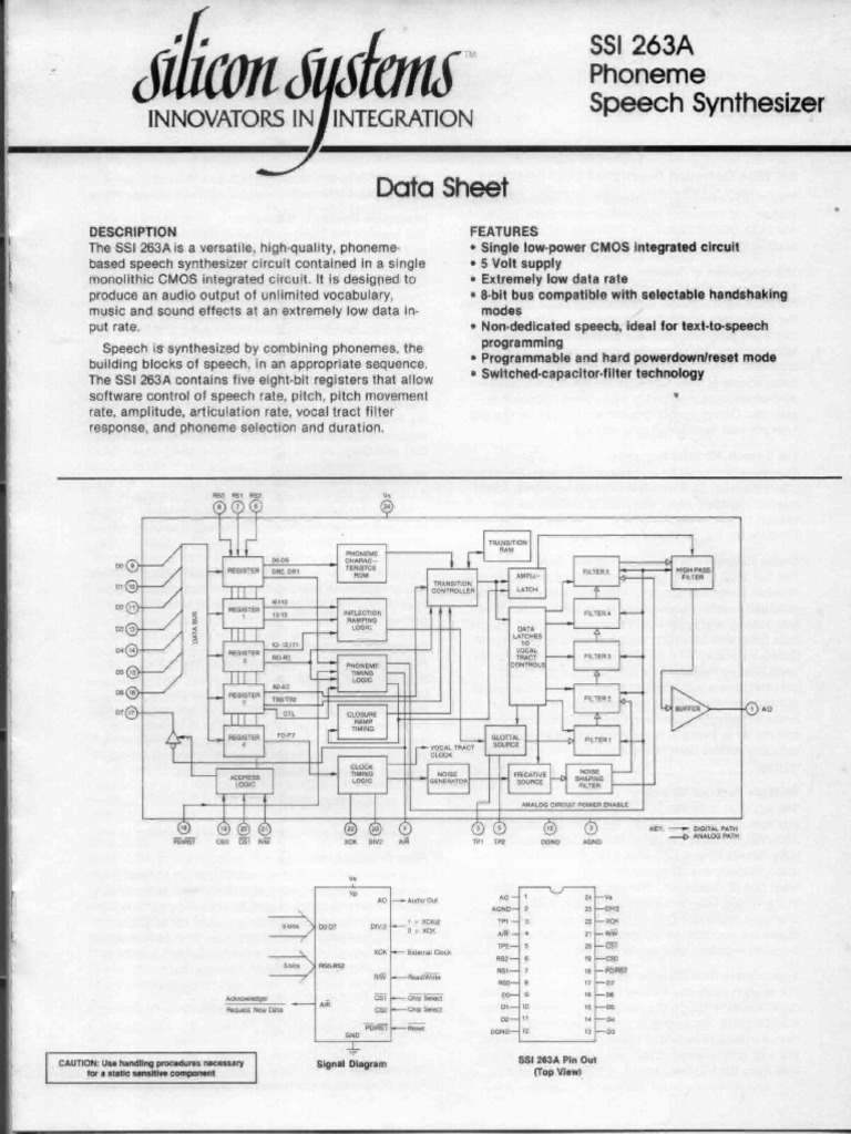 SSI-263A Data Sheet v2 | PDF