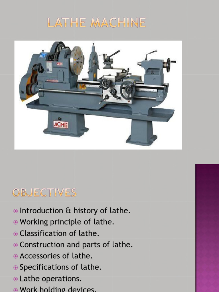 The Lathe Machine | PDF