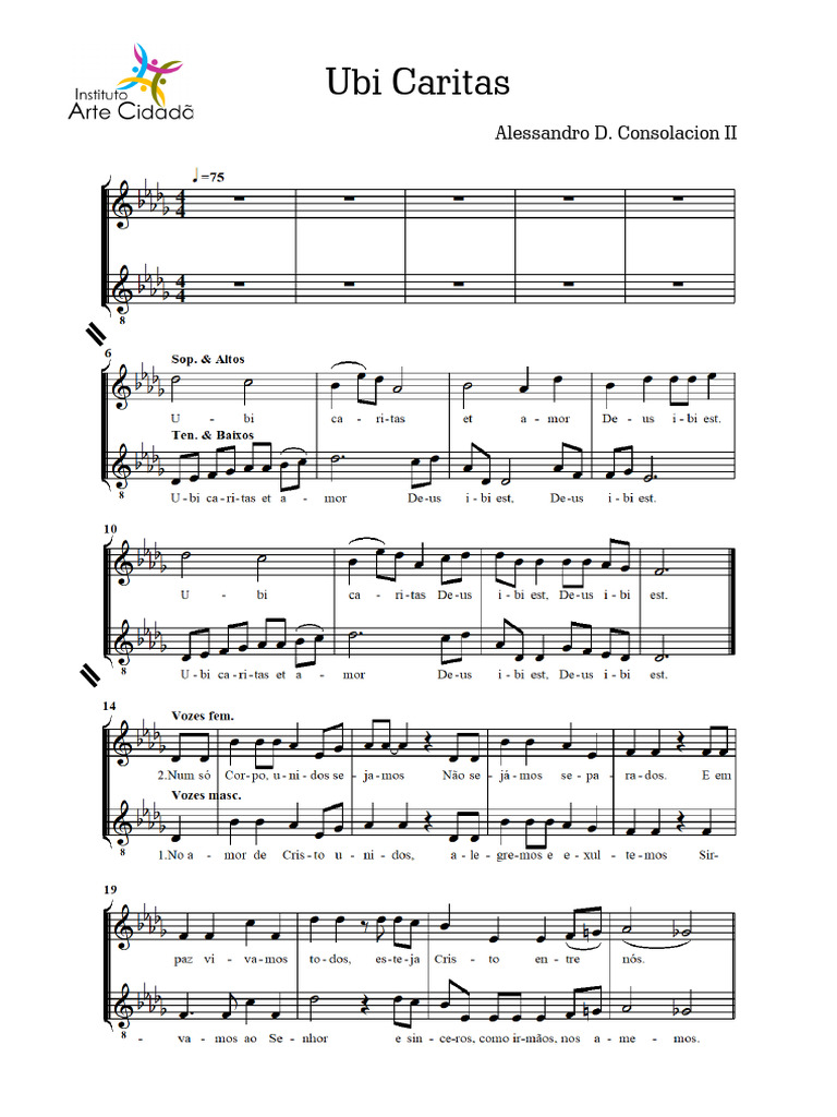 Ubi Caritas | PDF