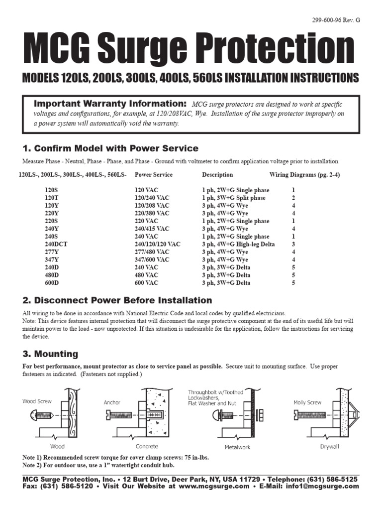 G-29960096 LS+Series+installation+sheets | PDF