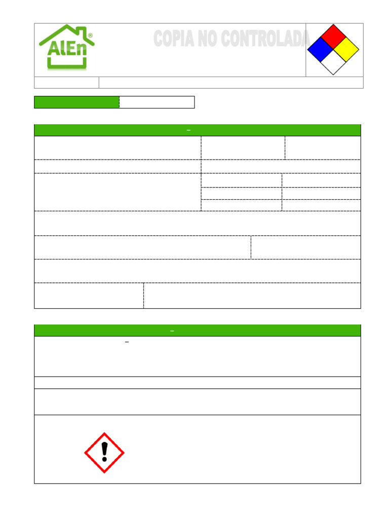 SDS CP 0442 Pinol Detergent Clean and Fresh Rev2B | PDF | Personal ...