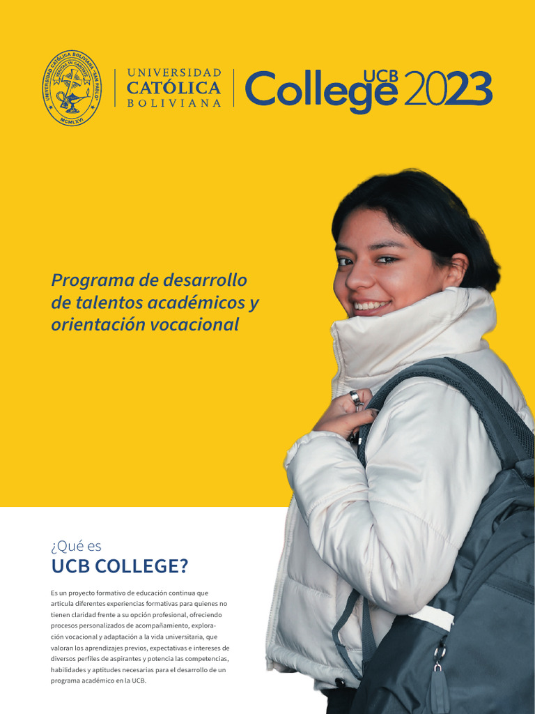 Brochure Ucb College 2023 1 | PDF
