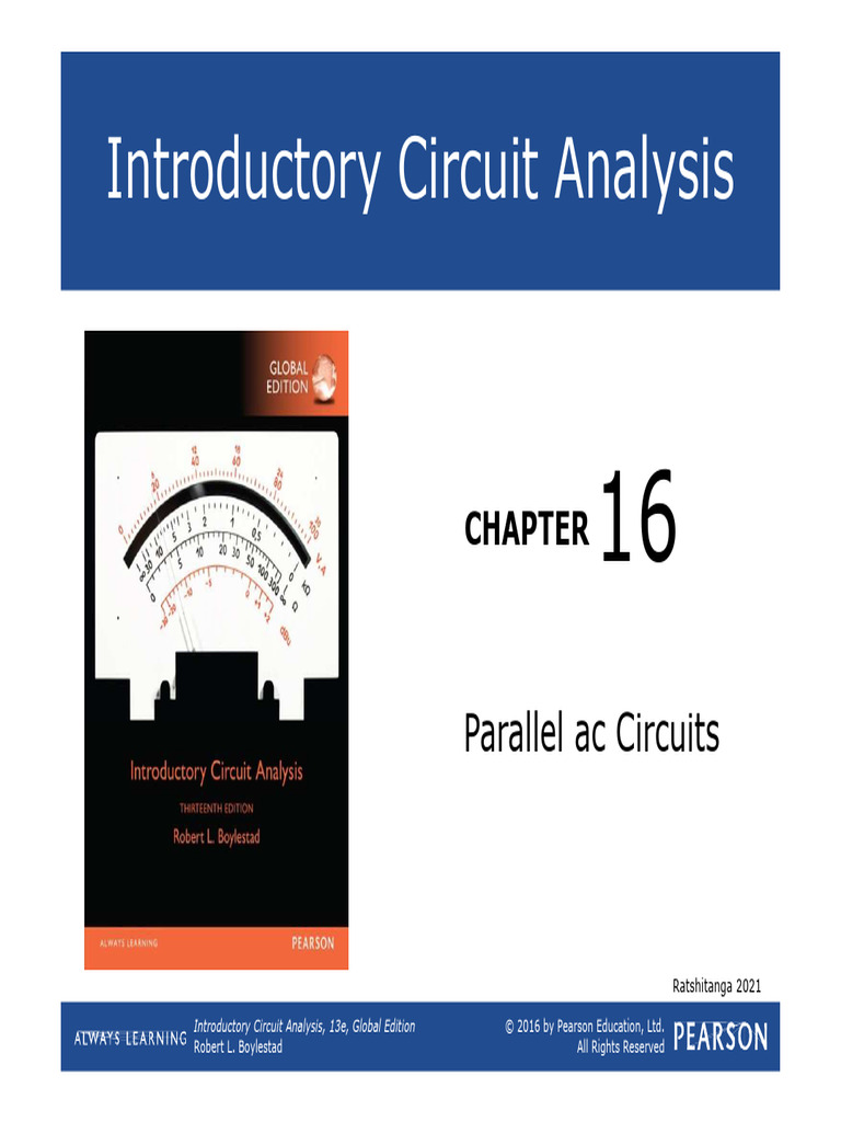 CHPT 16 - GE - C16 - Parallel AC Circuits | PDF