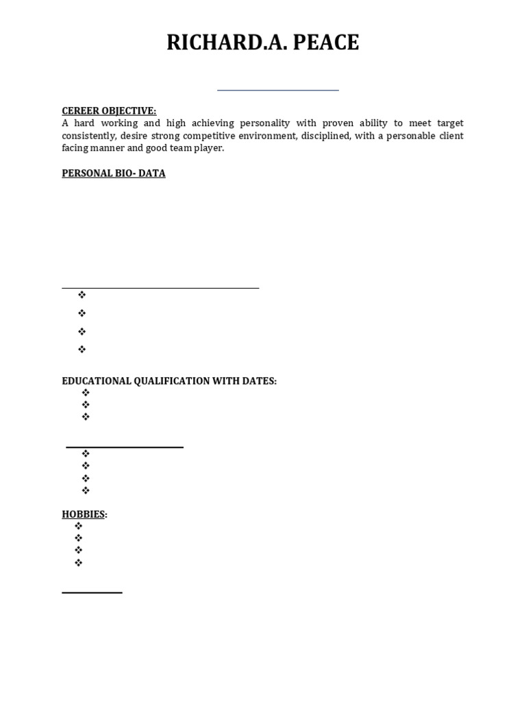 Richard CV | PDF