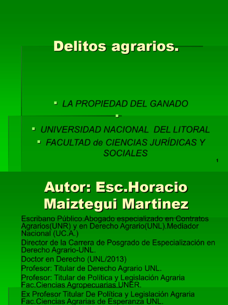 Unidad 2 Abigeato y Otros Delitos Maiztegui Martínez H. | PDF
