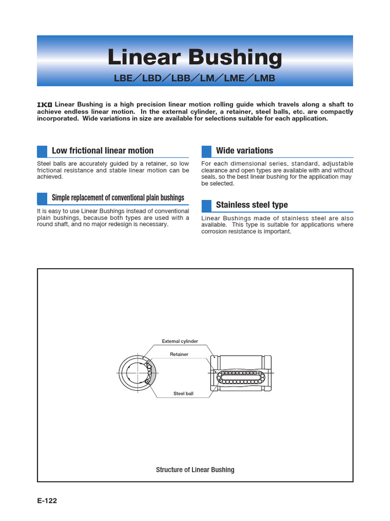 IKO-Linear-Bearing-Catalogue | PDF