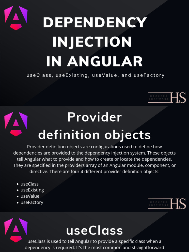 Angular Dependency Injection | PDF